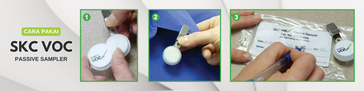 SKC Organic Vapour Passive Samplers - Total Enviro Solusindo